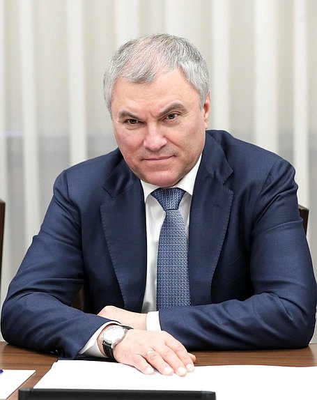 Встреча Председателя Государственной Думы Вячеслава Володина с Премьер