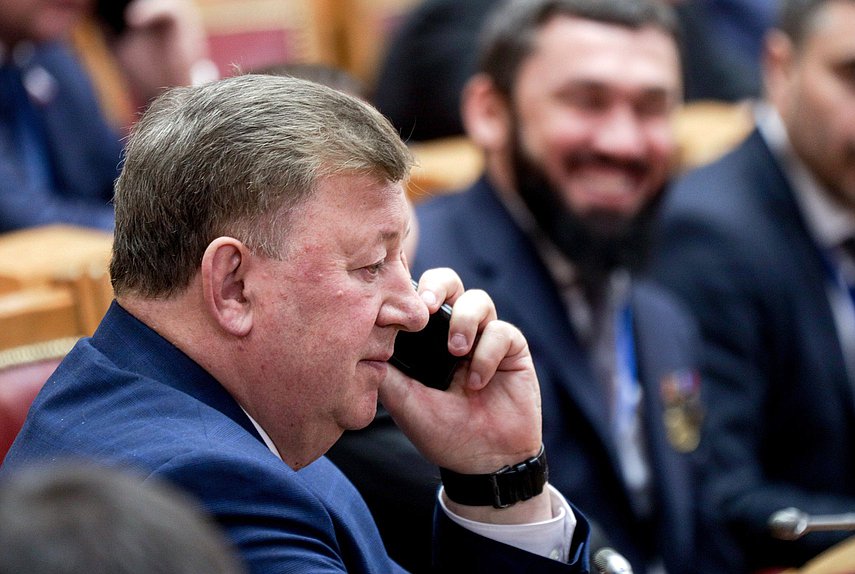 Выступление Президента РФ Владимира Путина перед участниками заседания